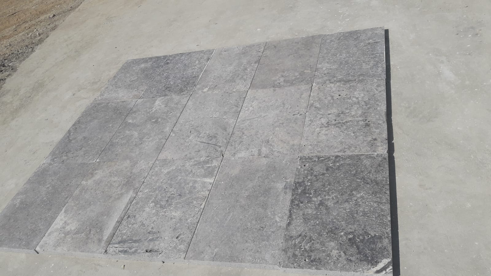 Silver Travertine Pavers