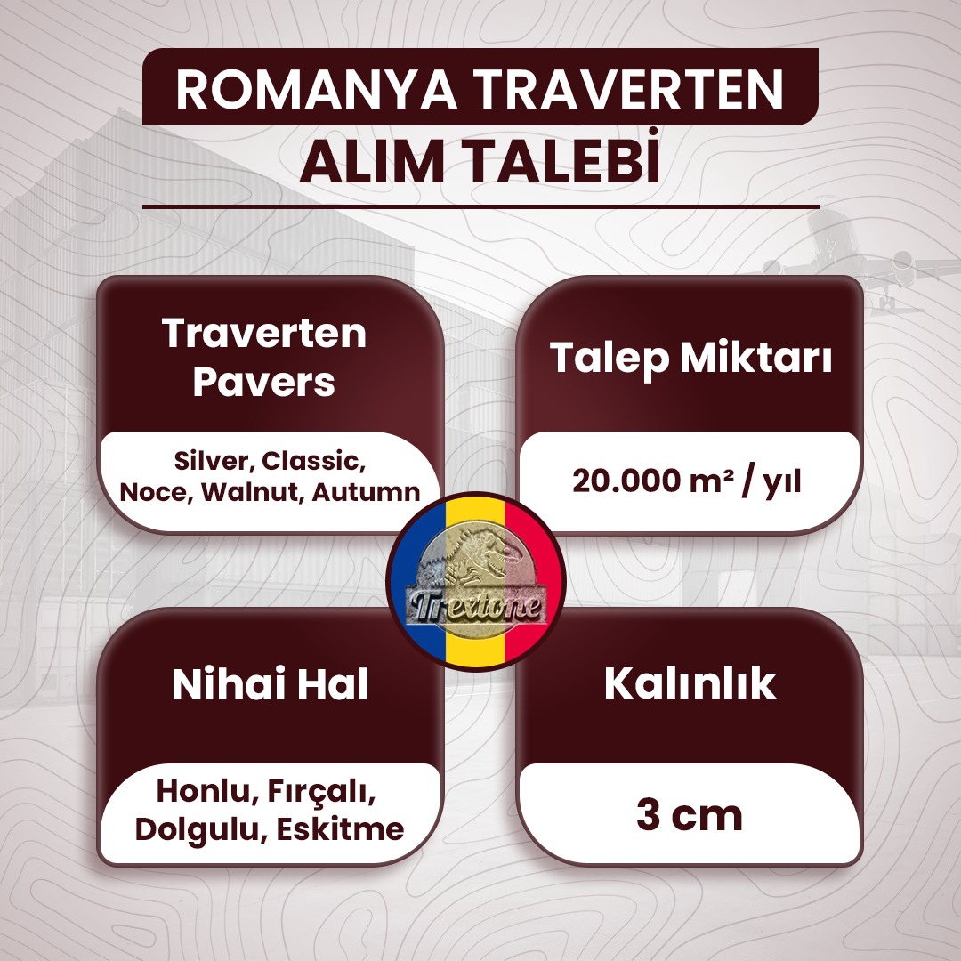 Travertine Pavers for Romanian Market